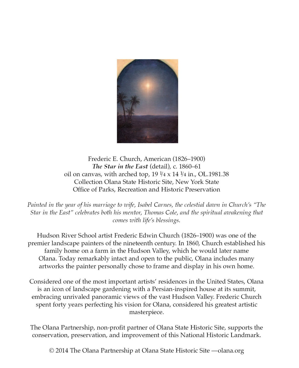 The Star in the East 8" x 10" Print – OLANA MUSEUM STORE